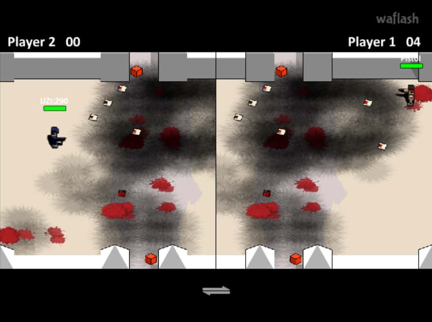 박스헤드 2인용 게임하기 - Boxhead: 2Play Rooms - 조아게임