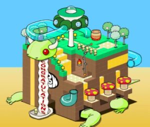 그로우 큐브 게임하기 (GROW CUBE) - 조아게임